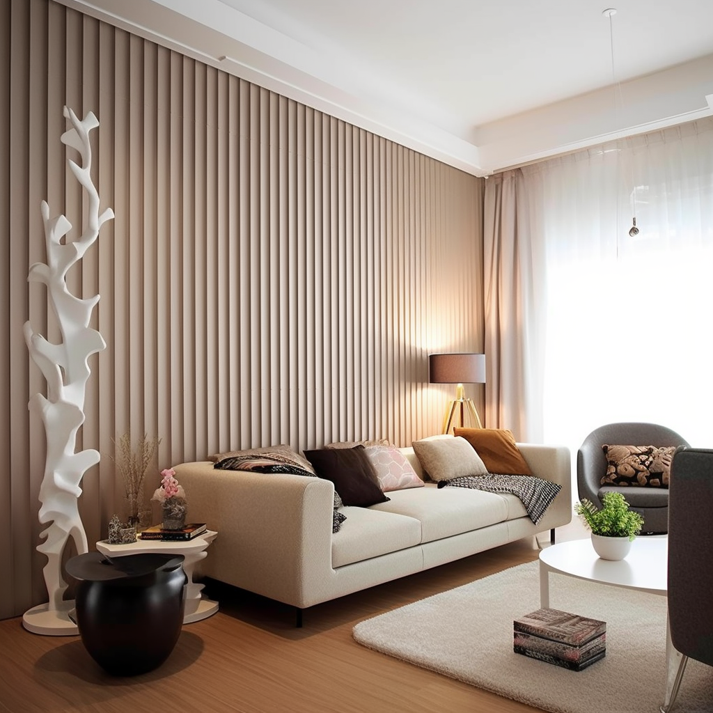 Tv Background Wpc Fluted Wall Panel Wall Pladding from China ...